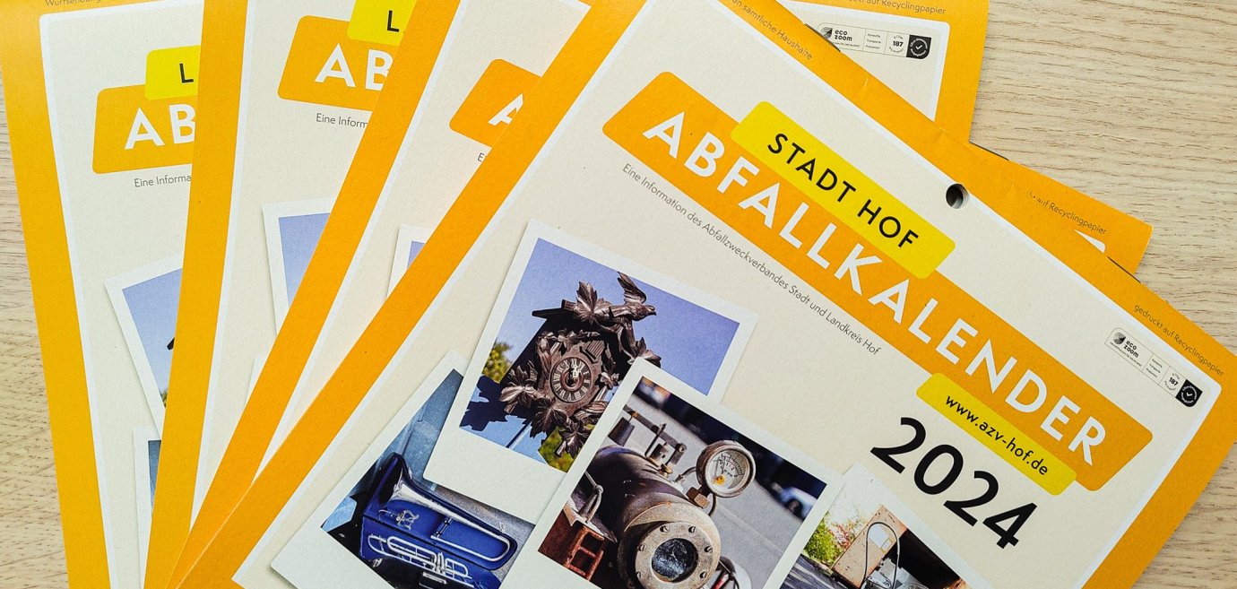 Abfallkalender 2024 wird verteilt | Stadt Münchberg
