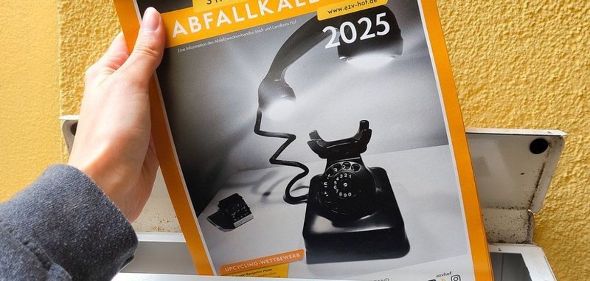 Abfallkalender 2025 wird verteilt | Stadt Münchberg